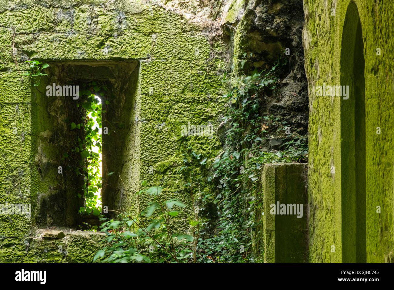 degradation through the nature of the Celtic building, defensive tower ...
