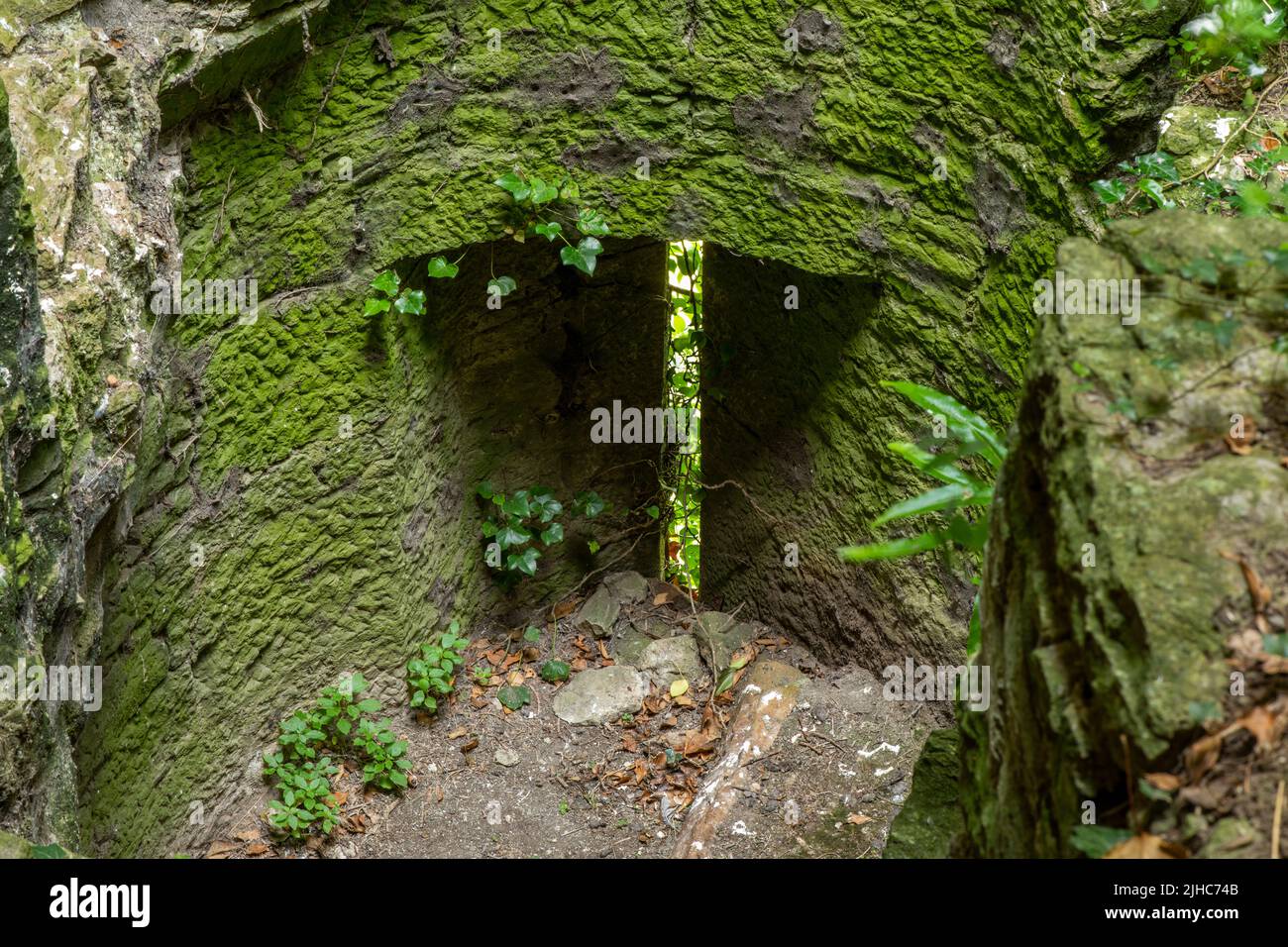 degradation through the nature of the Celtic building, defensive tower ...