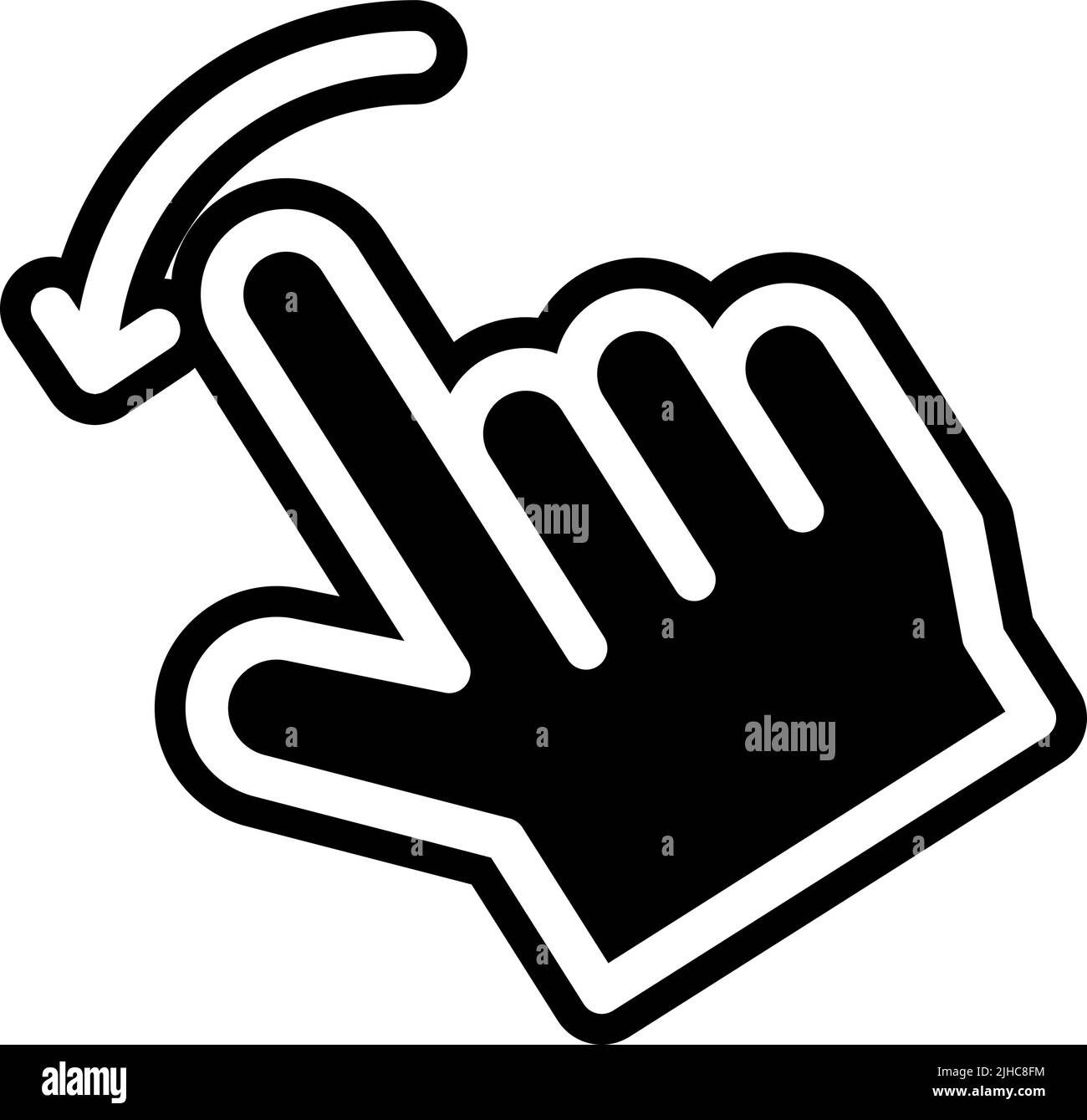 Hand gestures rotate Stock Vector Image & Art - Alamy