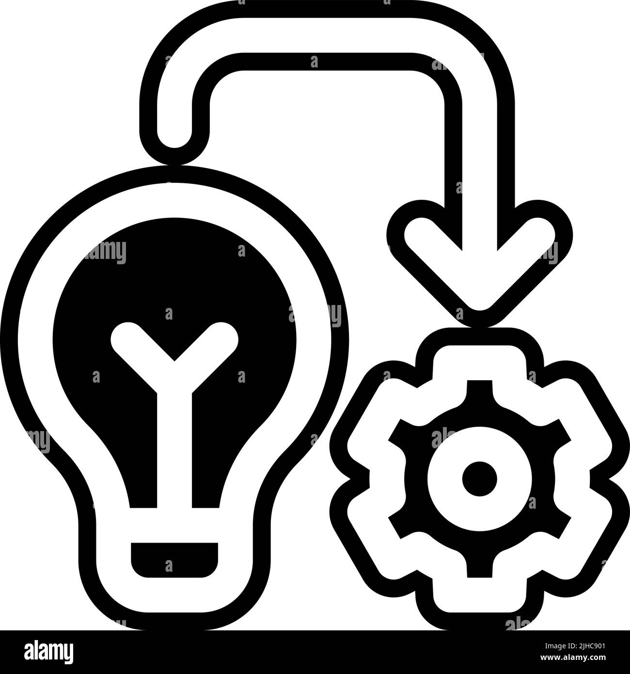 Innovation implementation Stock Vector Image & Art - Alamy