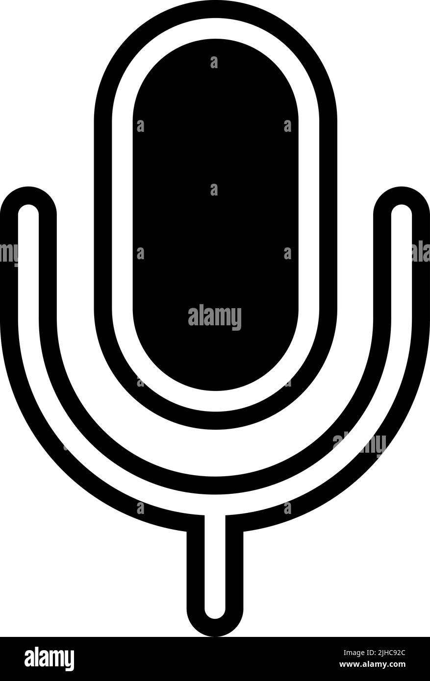 Interface microphone Stock Vector Image & Art - Alamy