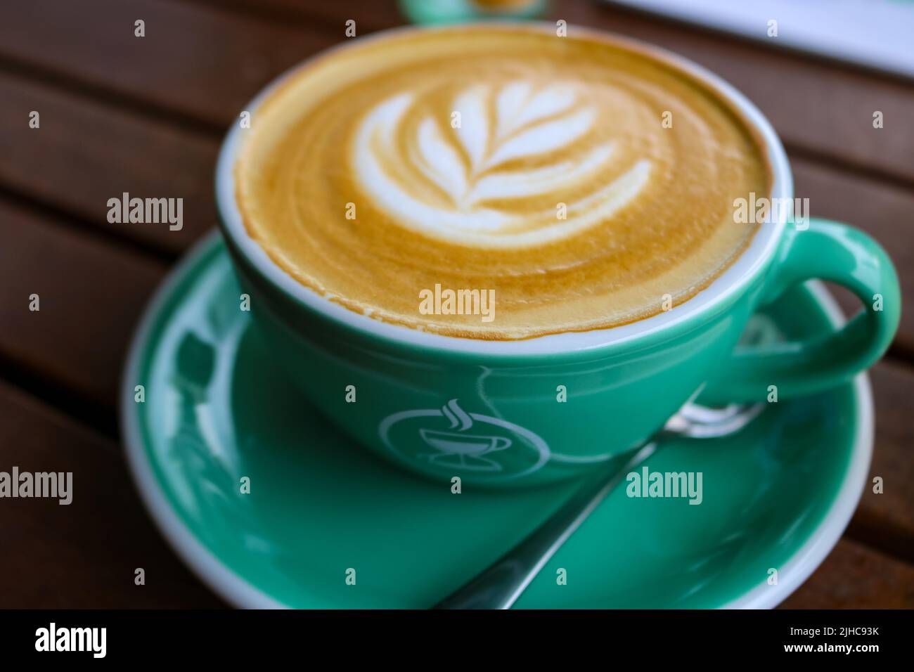 Drinking cappucino hi-res stock photography and images - Alamy