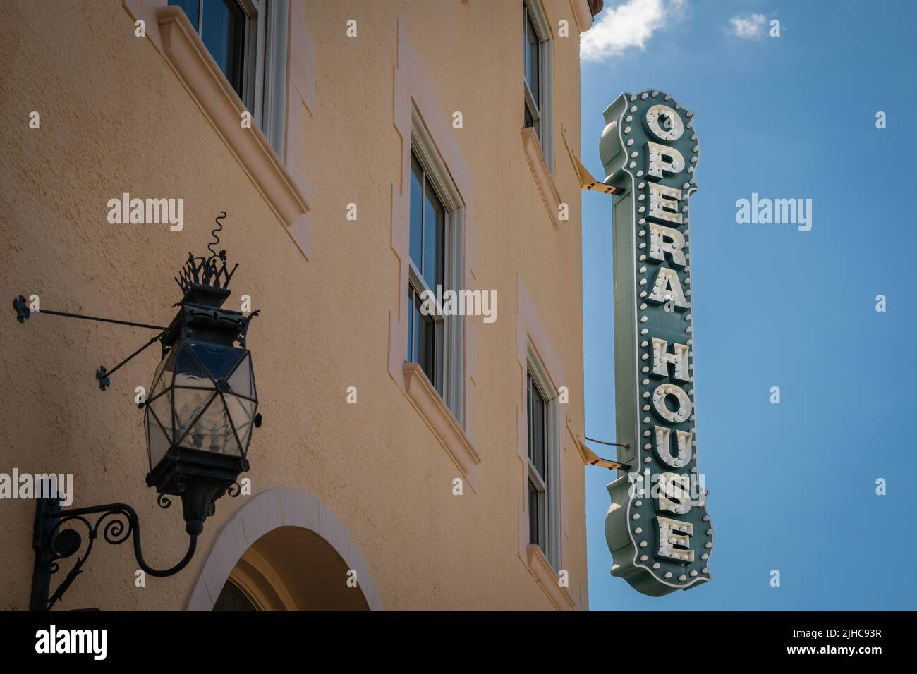 Sarasota, FL, US-May 29, 2022: The iconic historial opera house in the ...