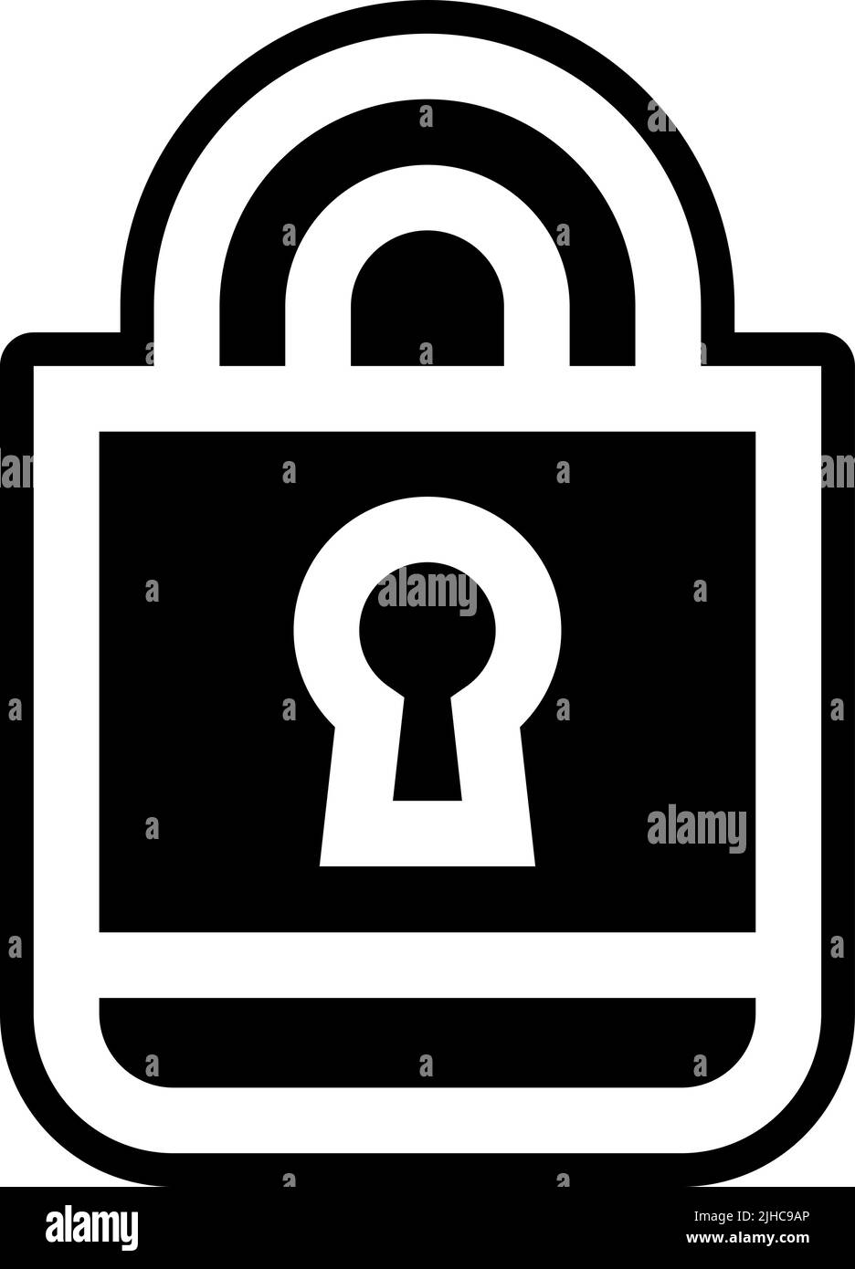 Cartoon padlock key Black and White Stock Photos & Images - Alamy