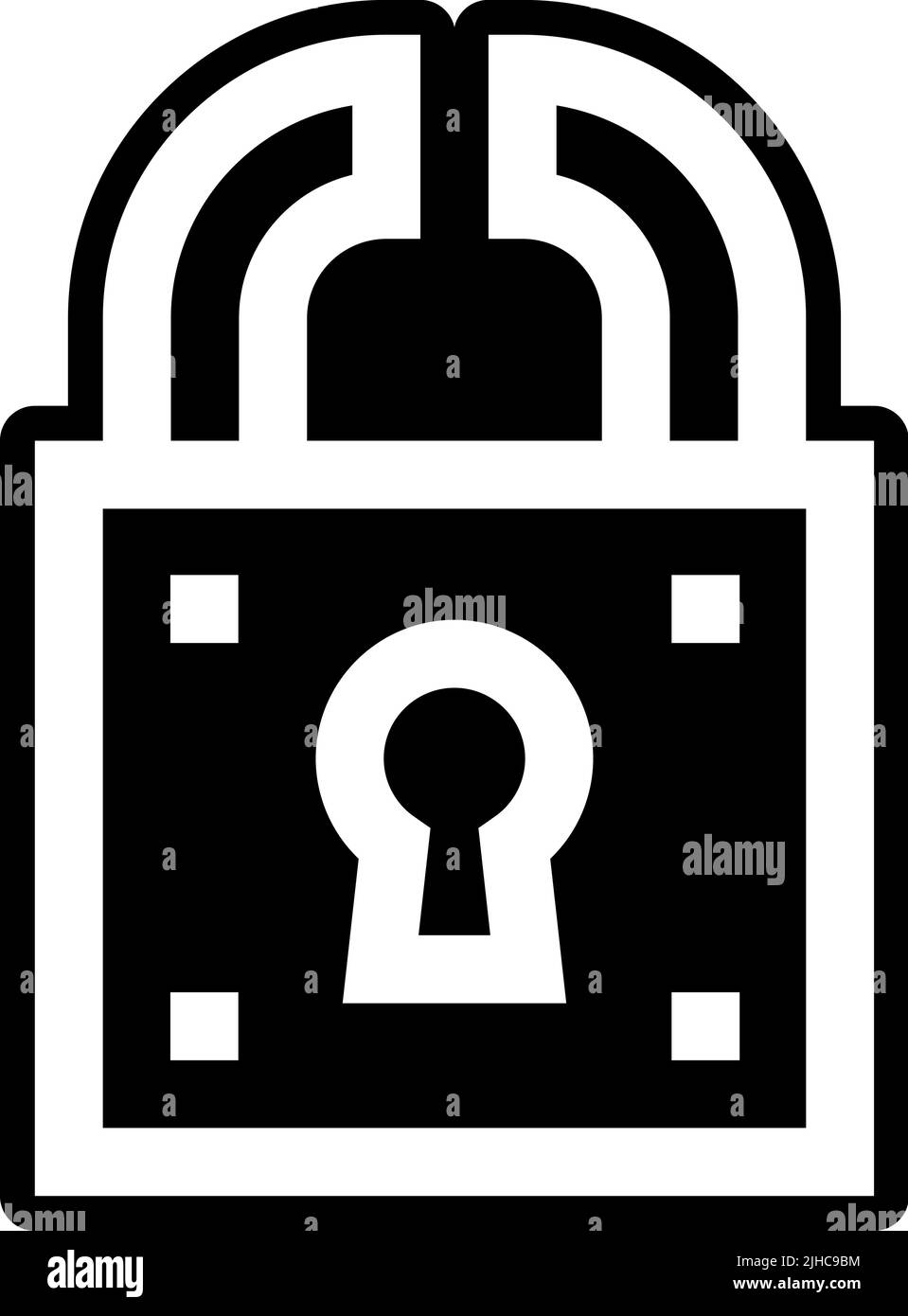 Broken locks Stock Vector Images - Alamy