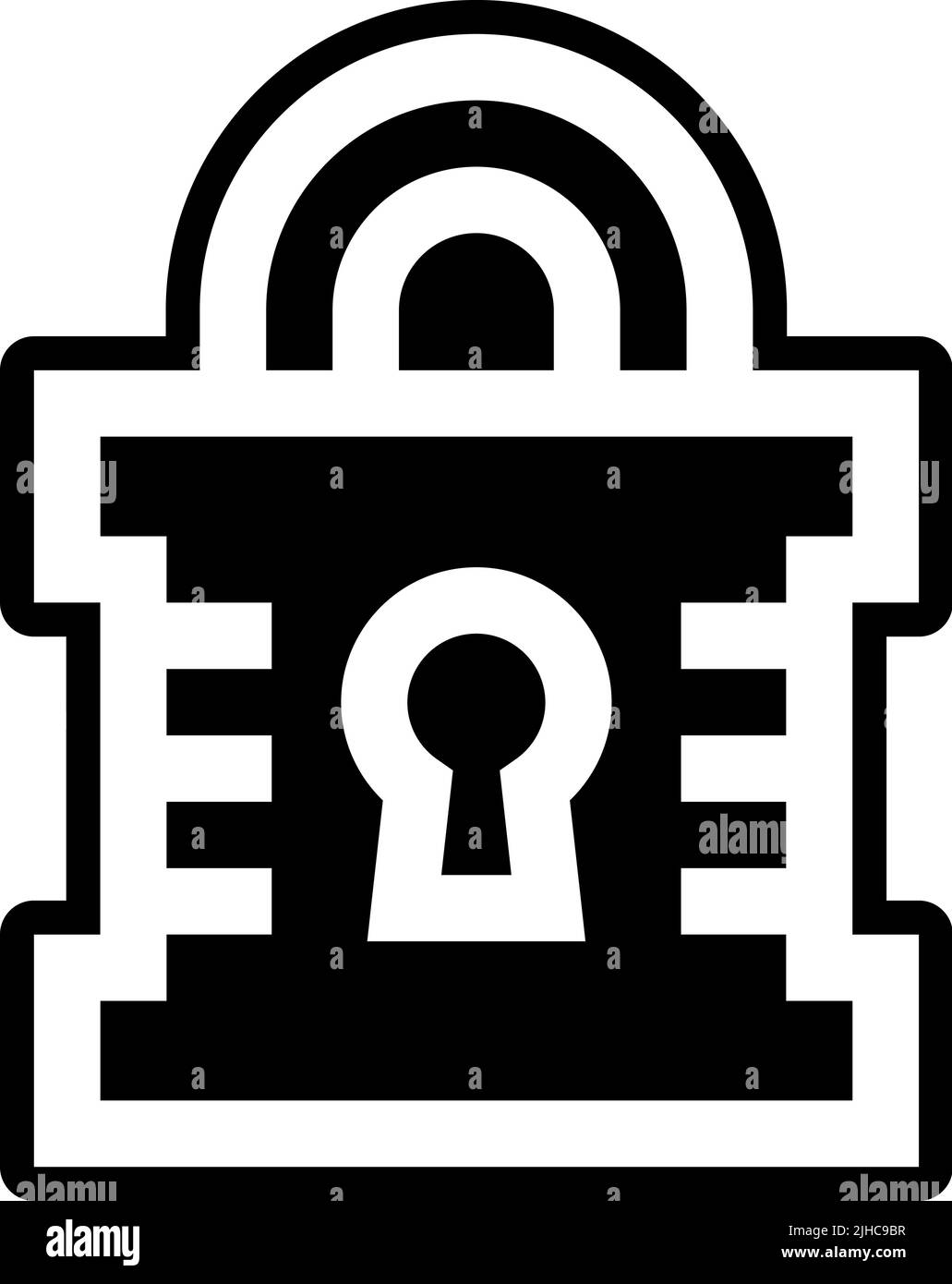 Cartoon padlock and key hi-res stock photography and images - Alamy