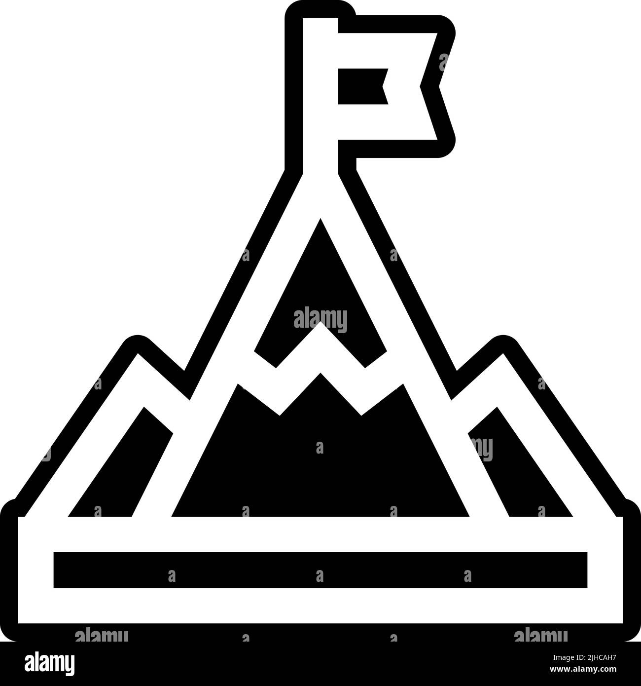 Motivation mountain Stock Vector Image & Art - Alamy