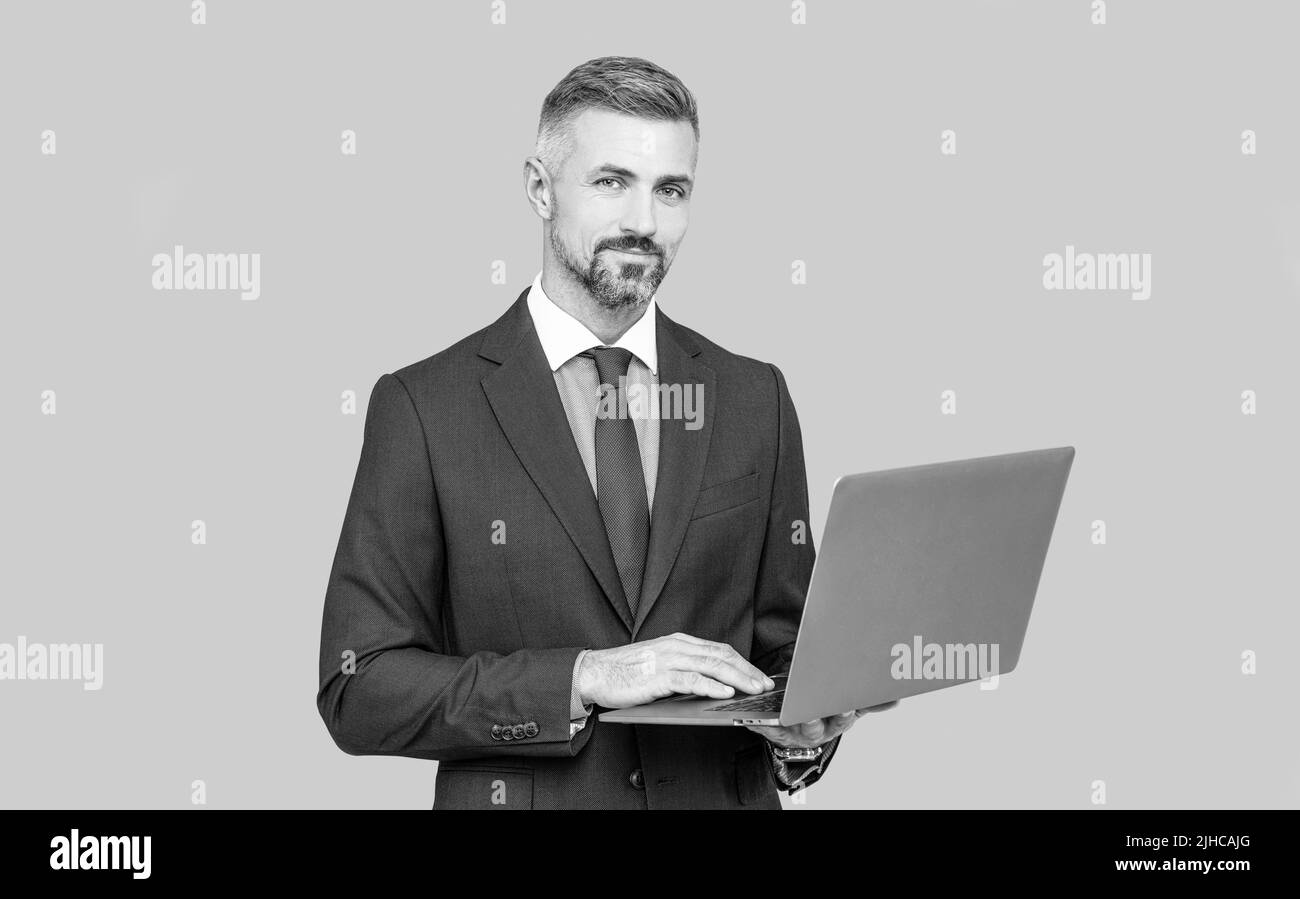 Buy on laptop Black and White Stock Photos & Images - Alamy