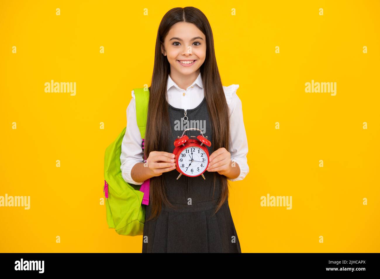 School girl and education concept. Back to school. Schoolchild, teenage ...