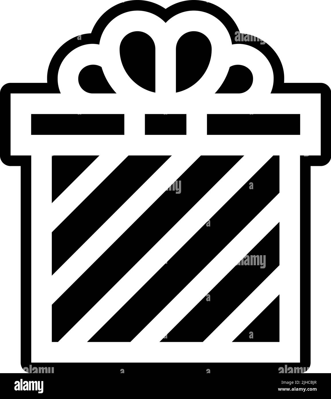 Gift box christmas holidays Black and White Stock Photos & Images - Alamy