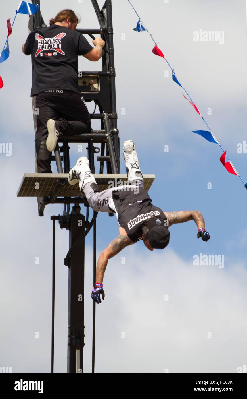 Stannage Stunt Team performing at the Tendring Hundred Show 2022 in ...