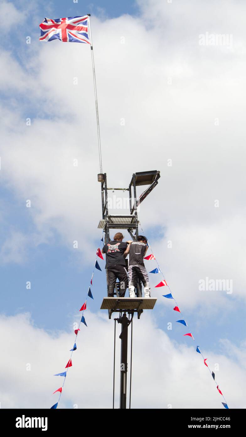 Stannage Stunt Team performing at the Tendring Hundred Show 2022 in ...