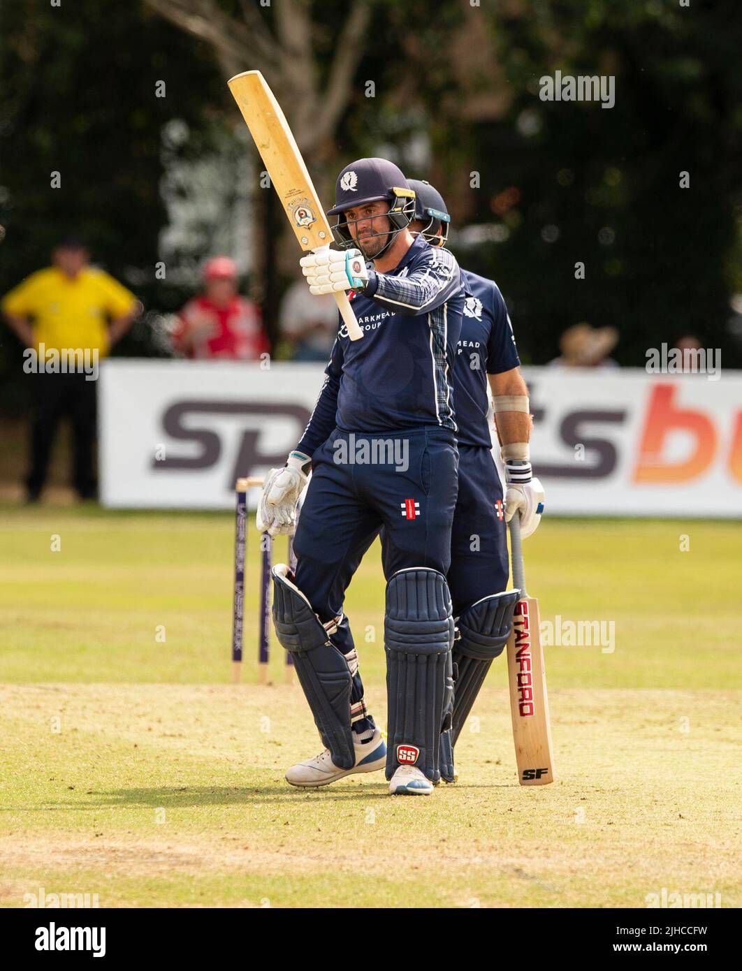 ICC Men's Cricket World Cup League 2 - Scotland v, Nepal. 17th July ...