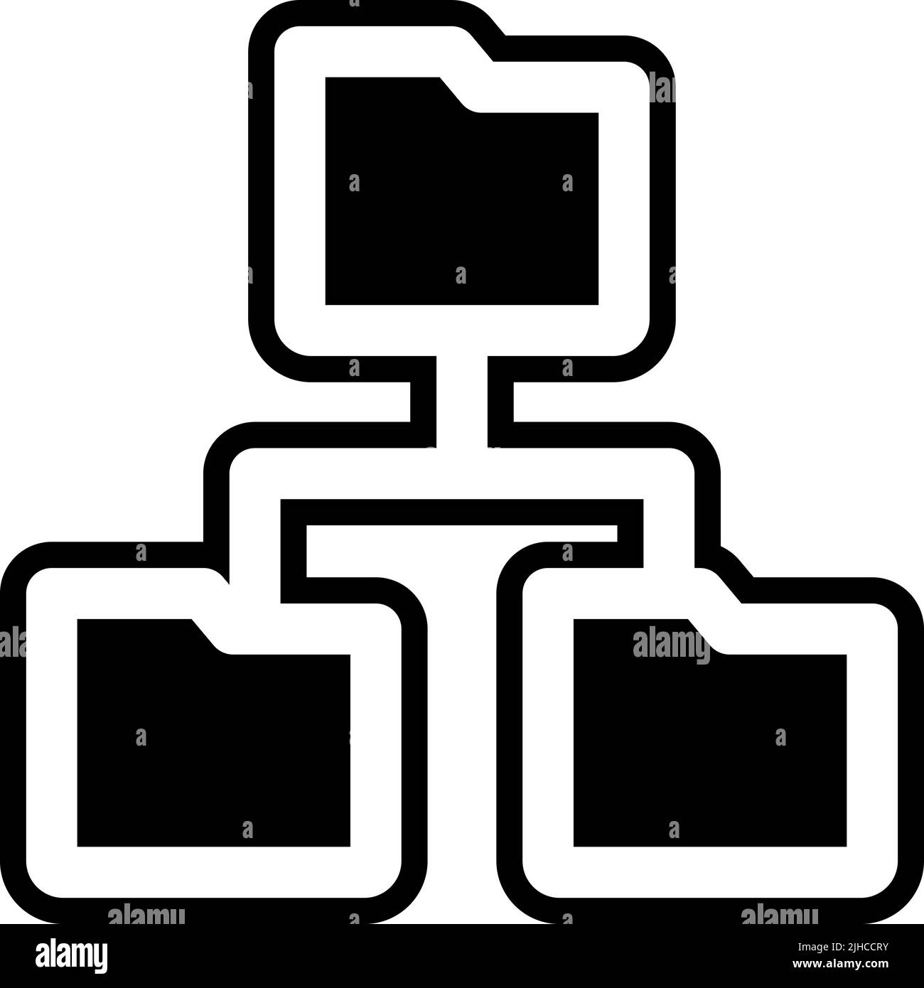 Download file folder icon 3d Black and White Stock Photos & Images - Alamy