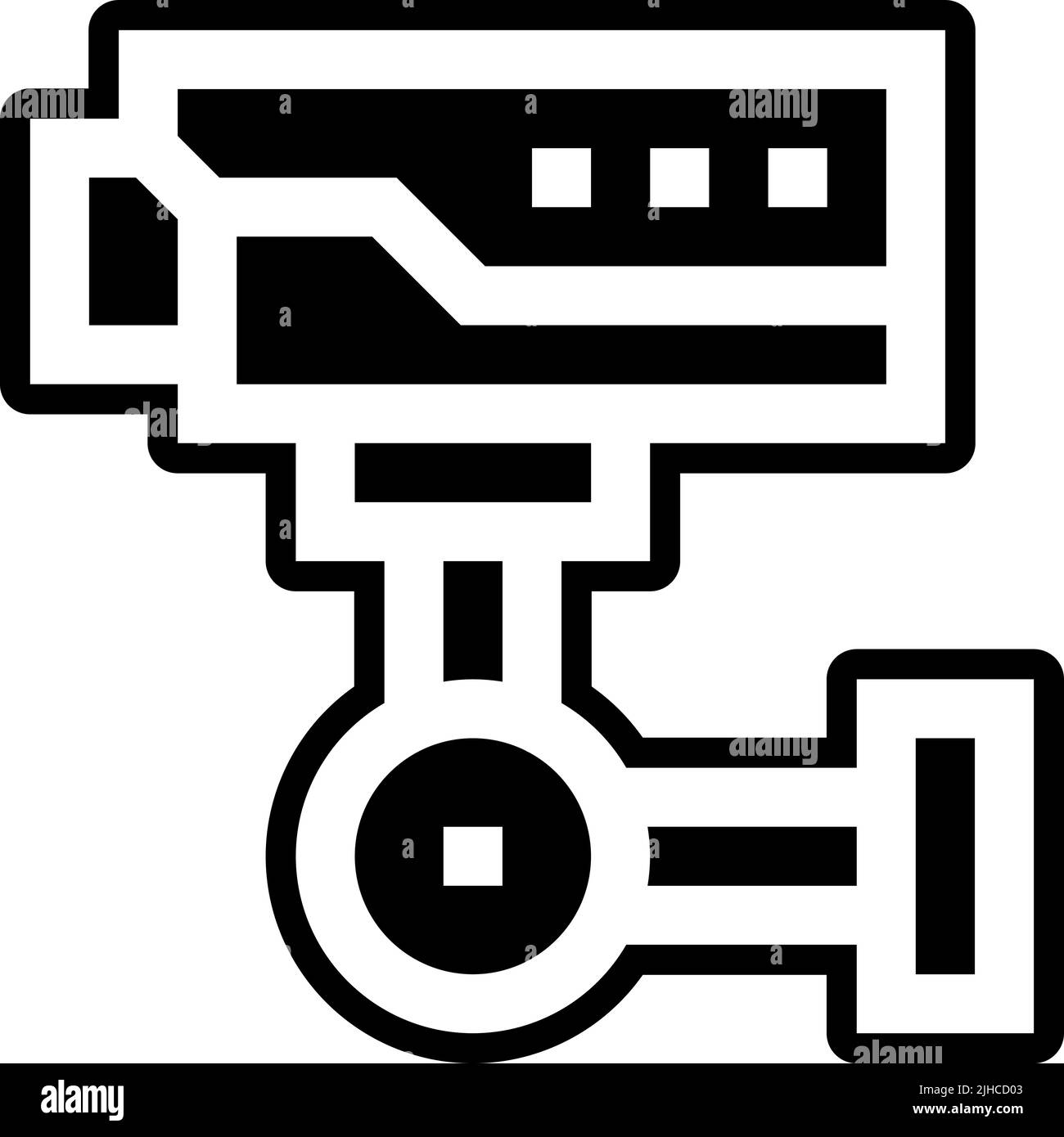 Law enforcement cctv Stock Vector Images - Alamy