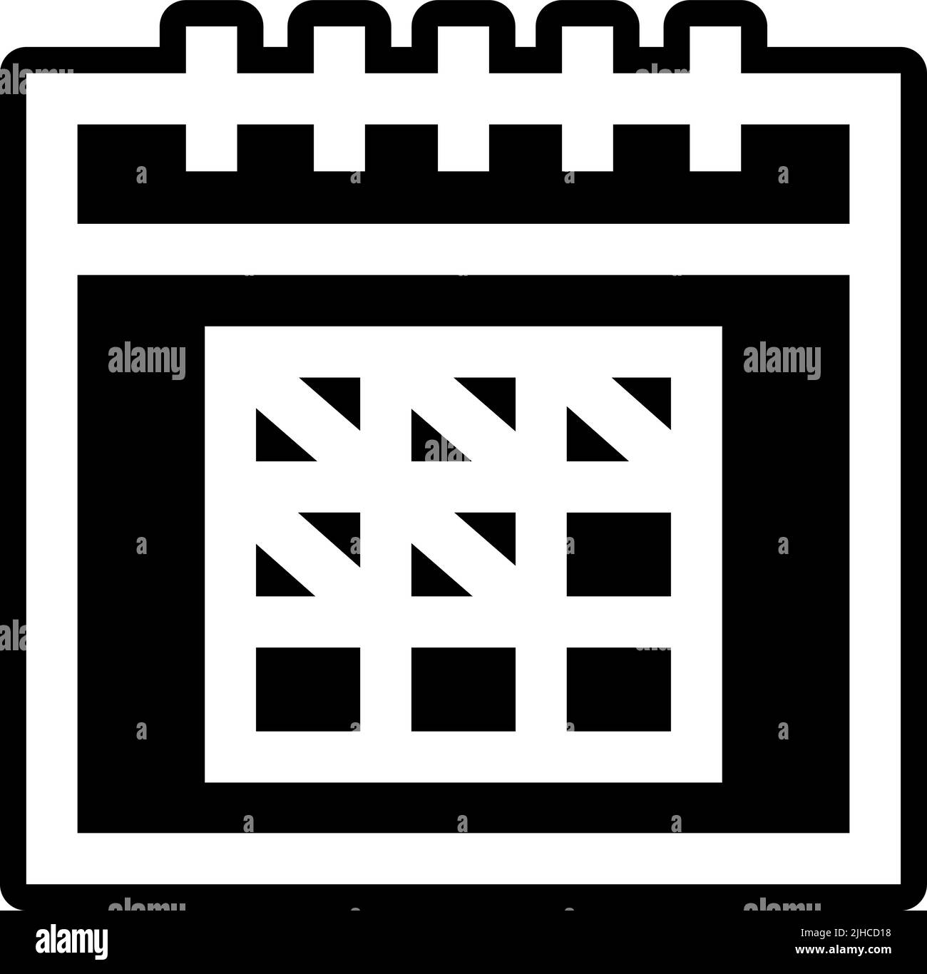 Notes and tasks calendar Stock Vector Image & Art - Alamy