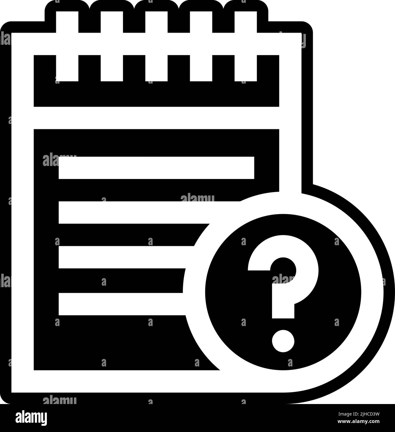 Notes and tasks question Stock Vector Image & Art - Alamy