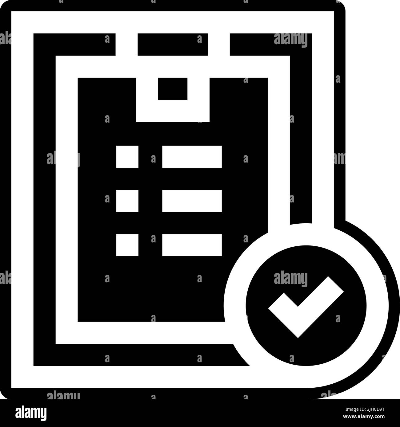 Notes and tasks check list Stock Vector Image & Art - Alamy