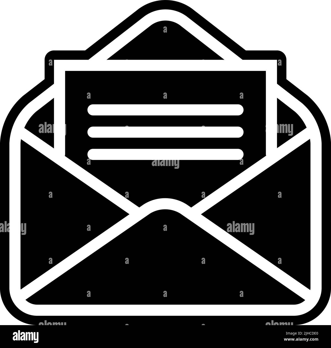 White envelope coffee cup Stock Vector Images - Alamy