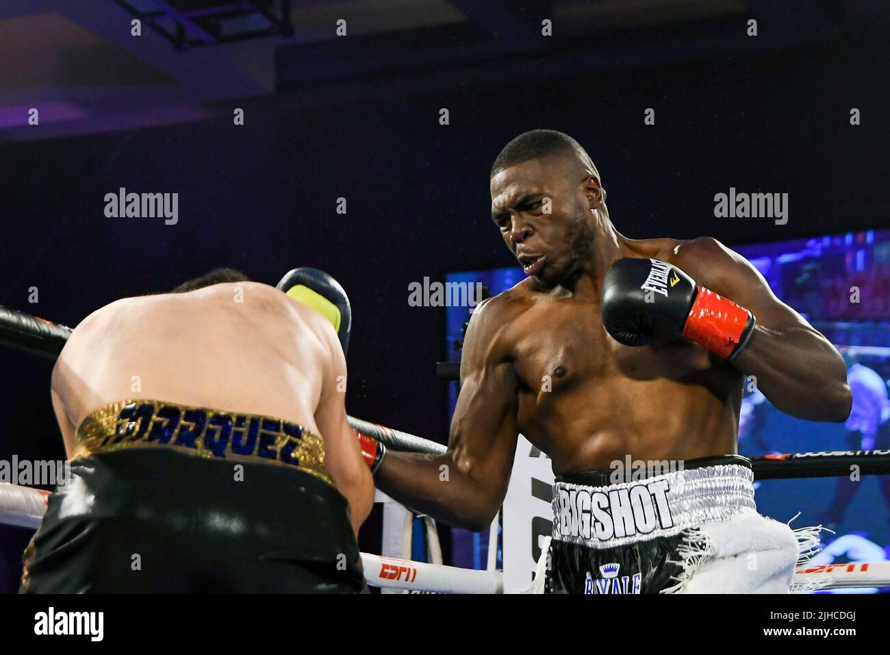 Menifee, California, USA. 15th July, 2022. 07 - 15 - 22 ESPN Top Rank Boxing: .Stephan Shaw and ...