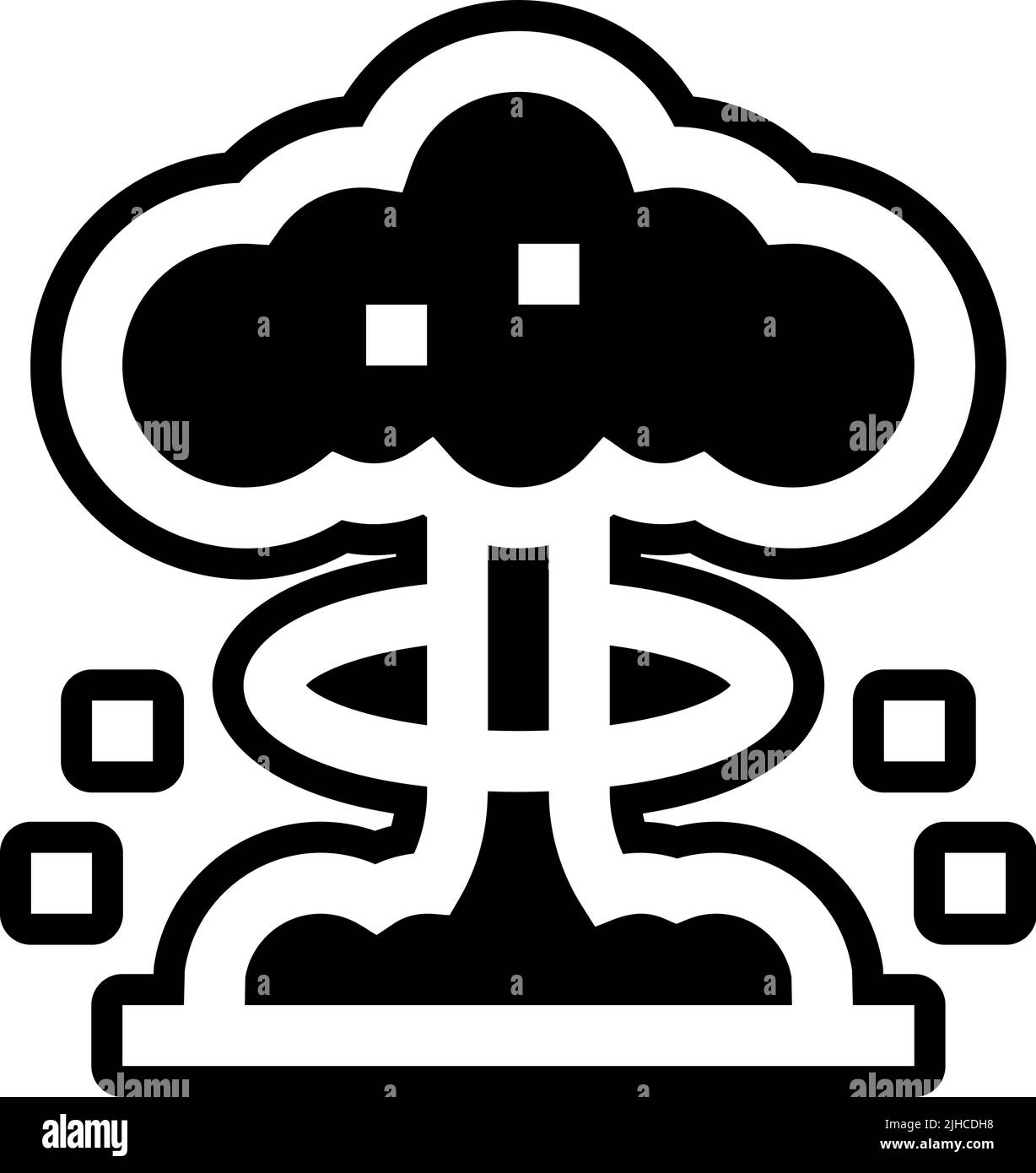 Nuclear energy explosion Stock Vector Image & Art - Alamy