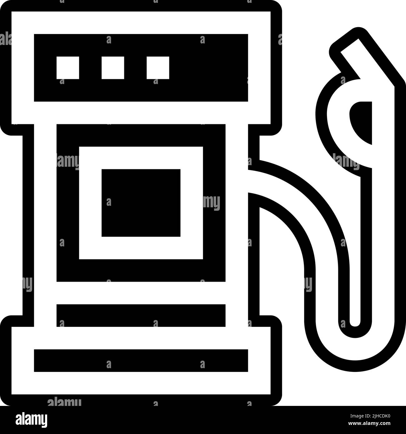 Green no barrel gasoline icon Stock Vector Images - Alamy