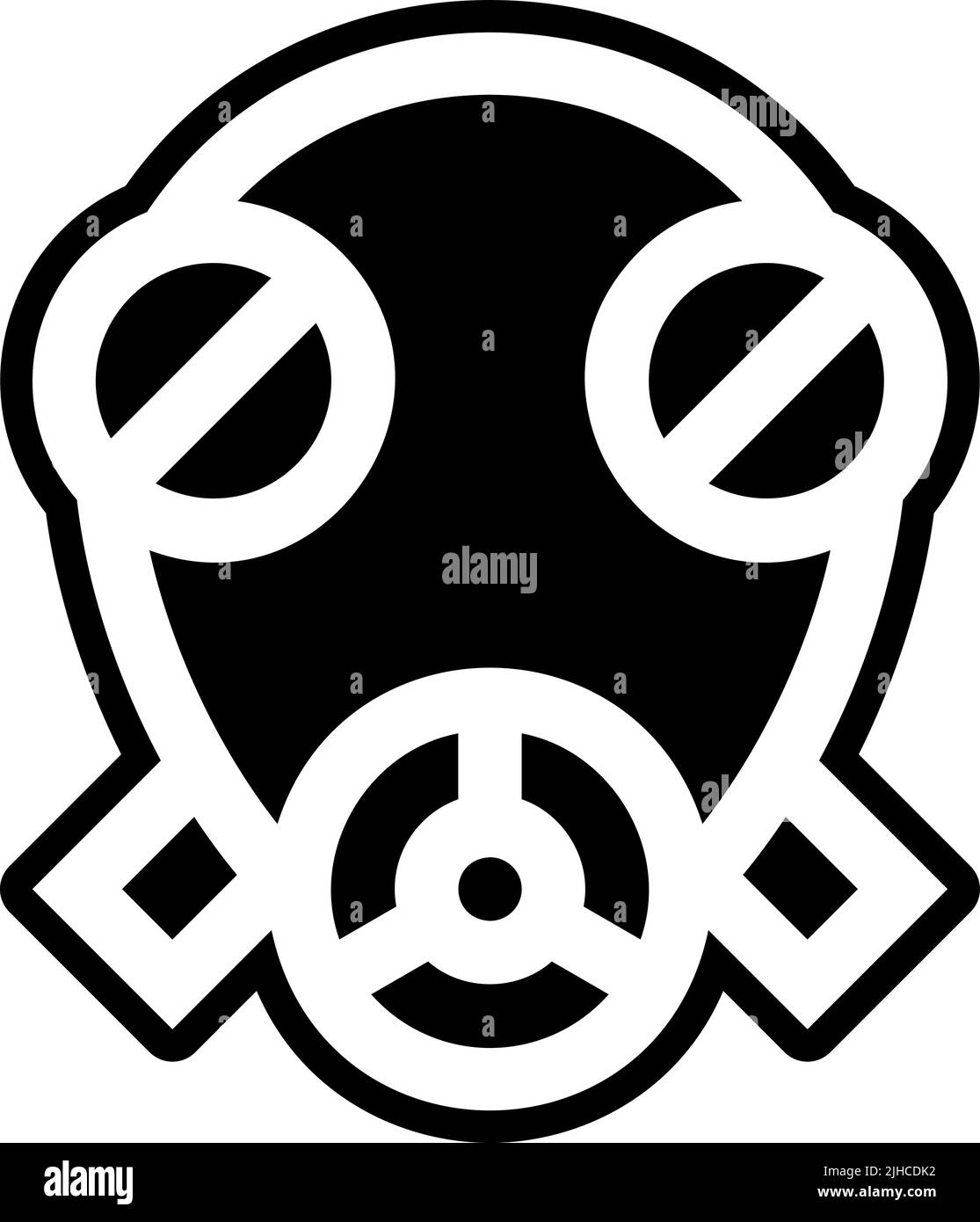 Nuclear energy gas mask Stock Vector Image & Art - Alamy