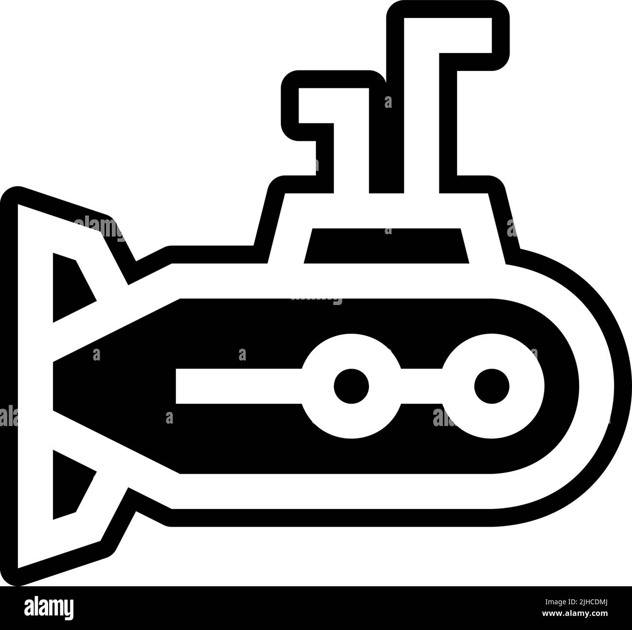 Nuclear energy submarine Stock Vector Image & Art - Alamy