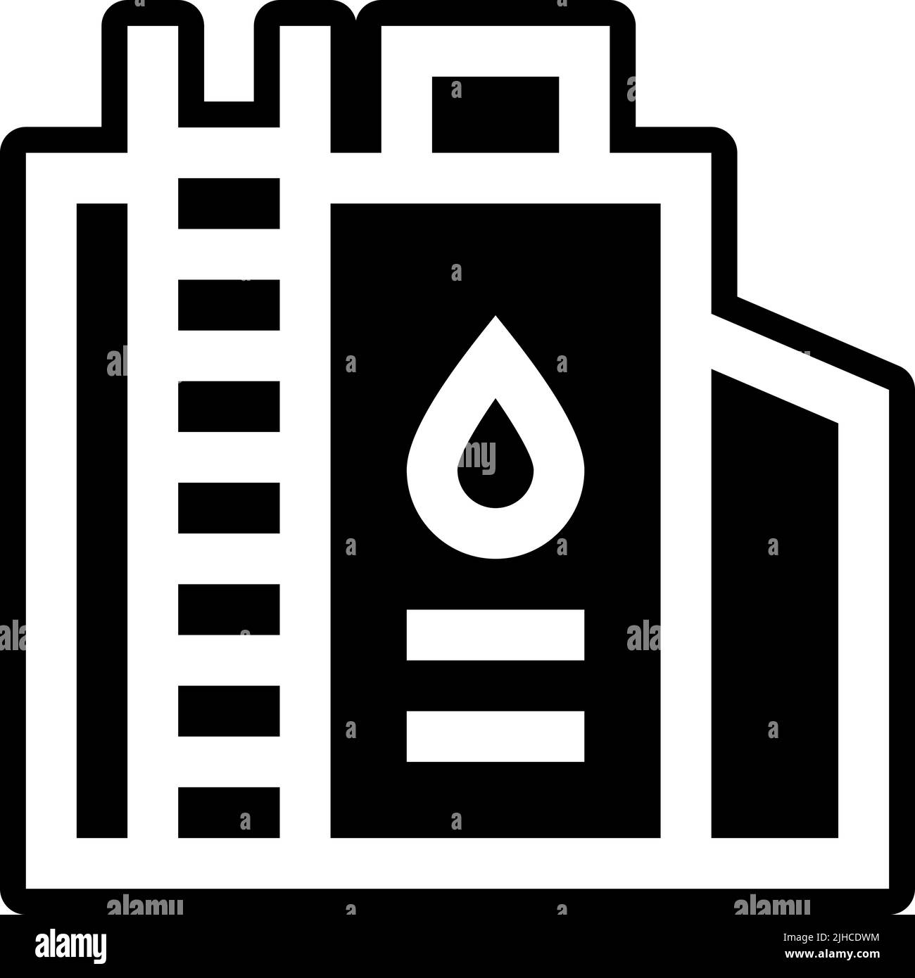 Nuclear energy tank Stock Vector Image & Art - Alamy