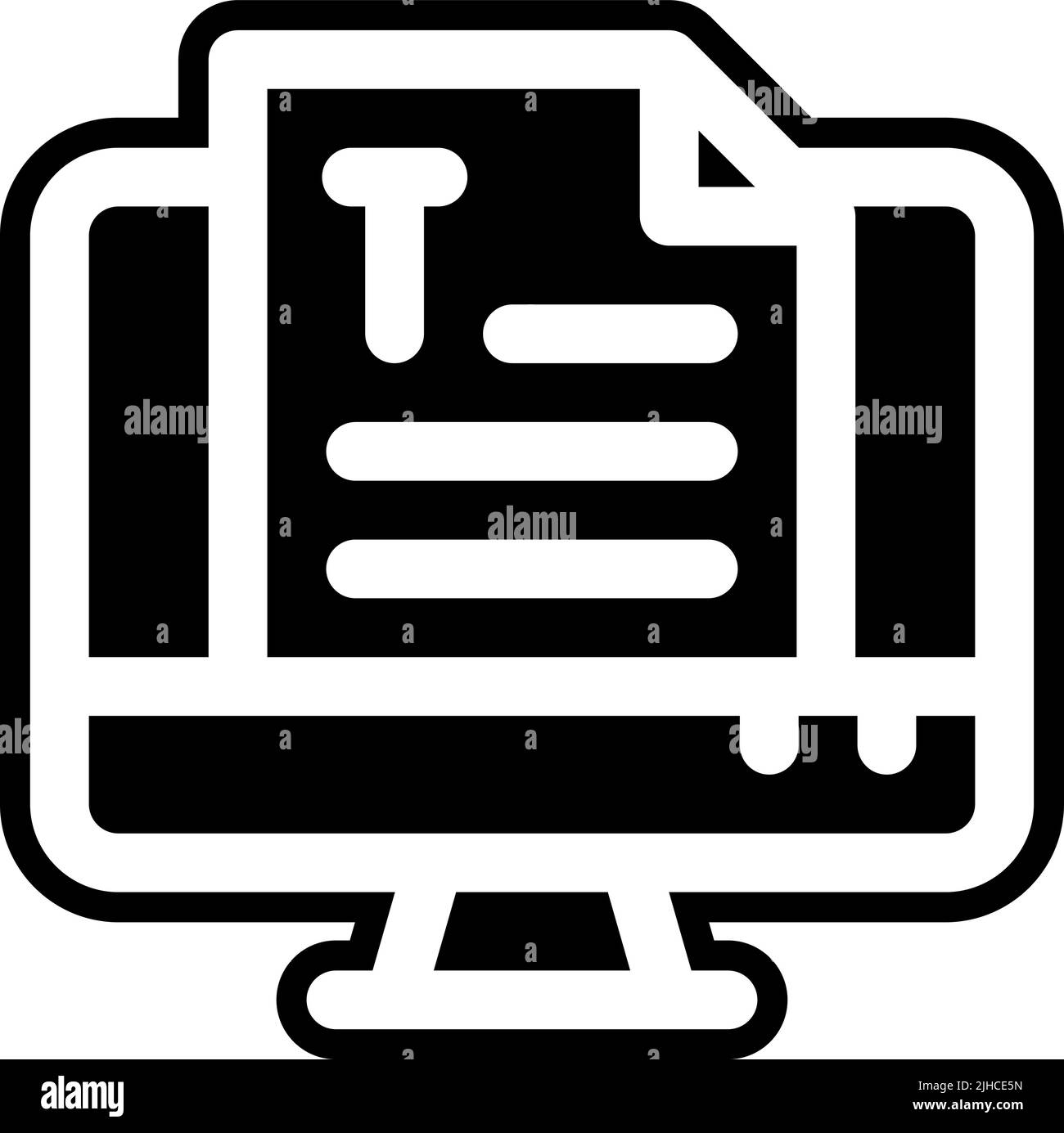 Printing text Stock Vector Image & Art - Alamy