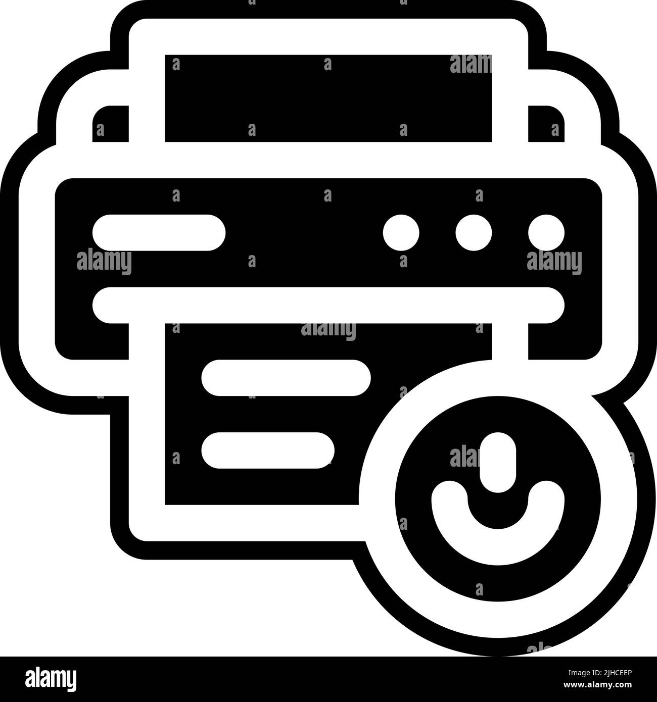 Printing power Stock Vector Image & Art - Alamy