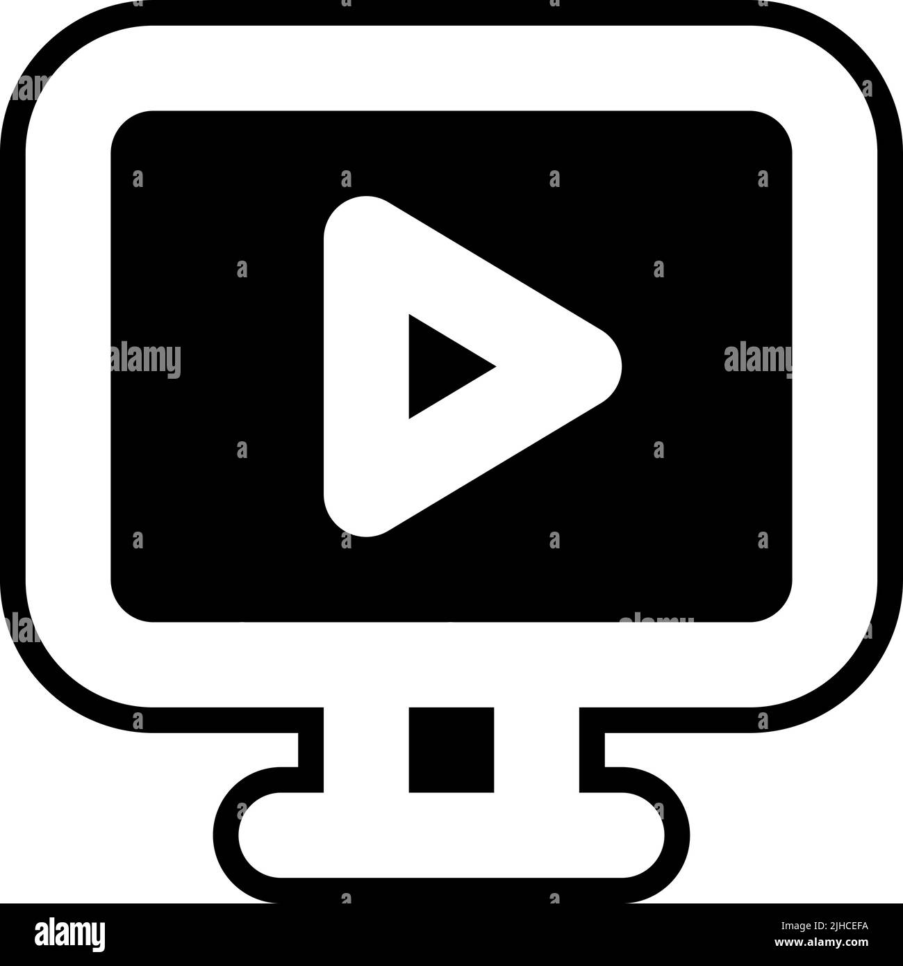 Social media user interface video streaming Stock Vector Image & Art ...