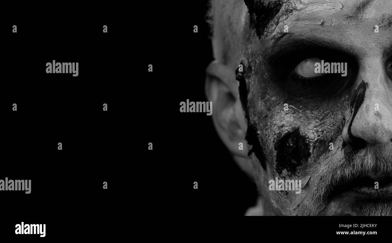 Face makeup horrible Black and White Stock Photos & Images - Alamy