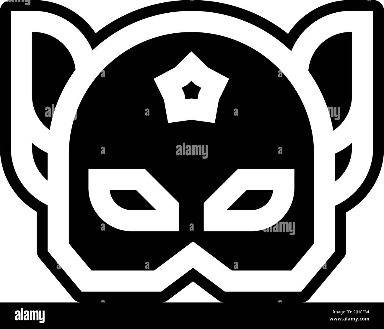 Superhero flat design Black and White Stock Photos & Images - Alamy