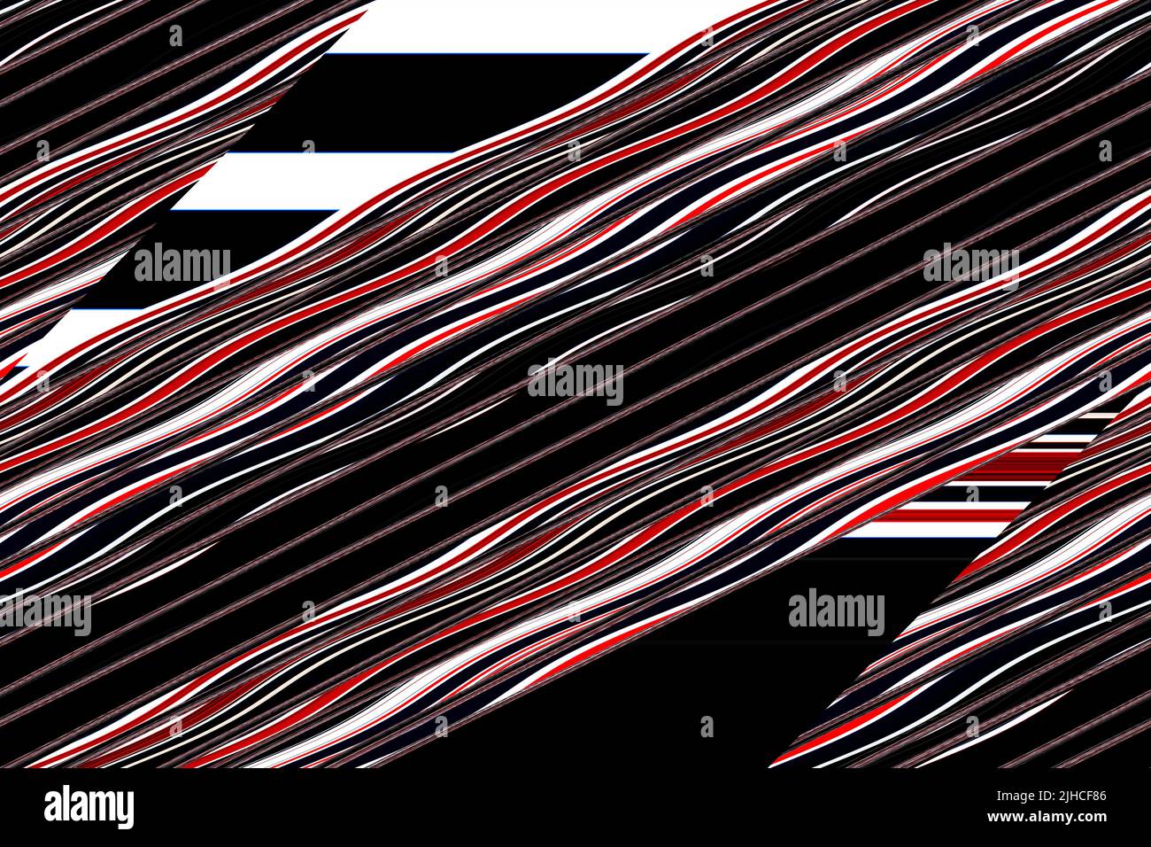 Abstract and contemporary digital art stripes design Stock Photo - Alamy