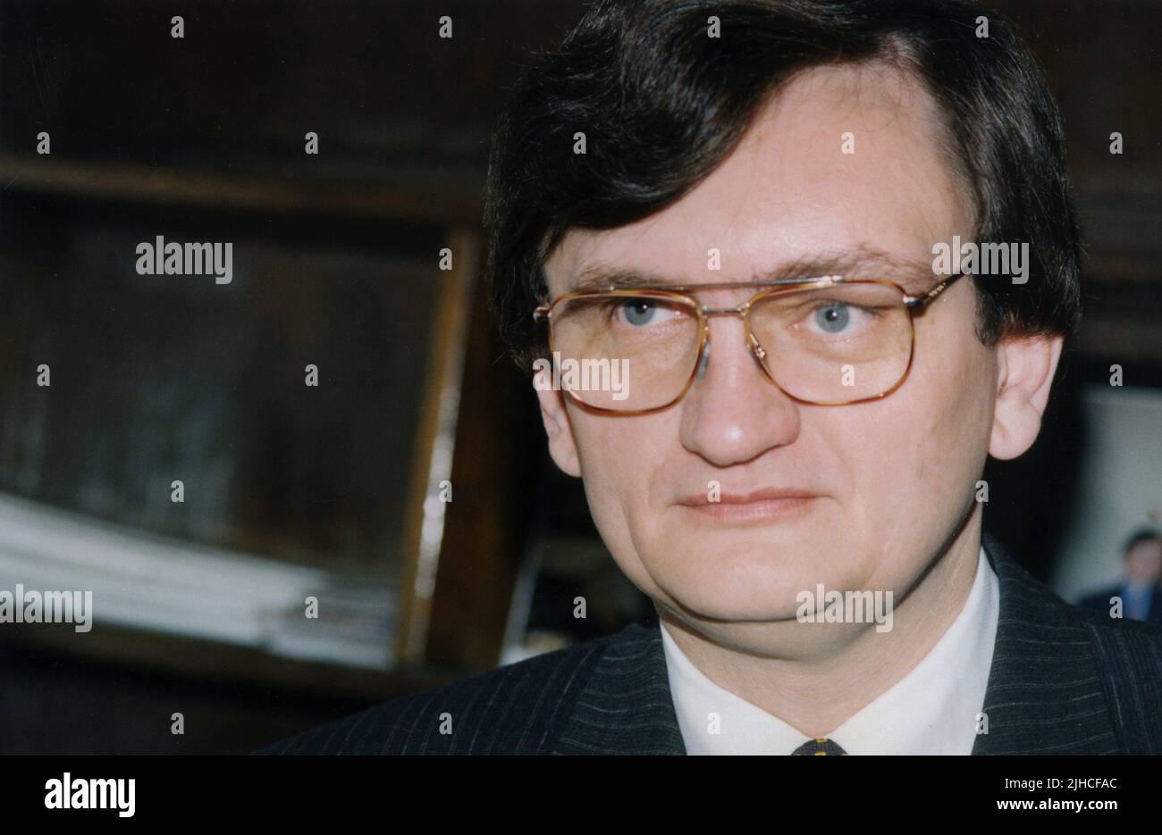 Romanian prime-minister Victor Ciorbea, approx. 2000 Stock Photo - Alamy