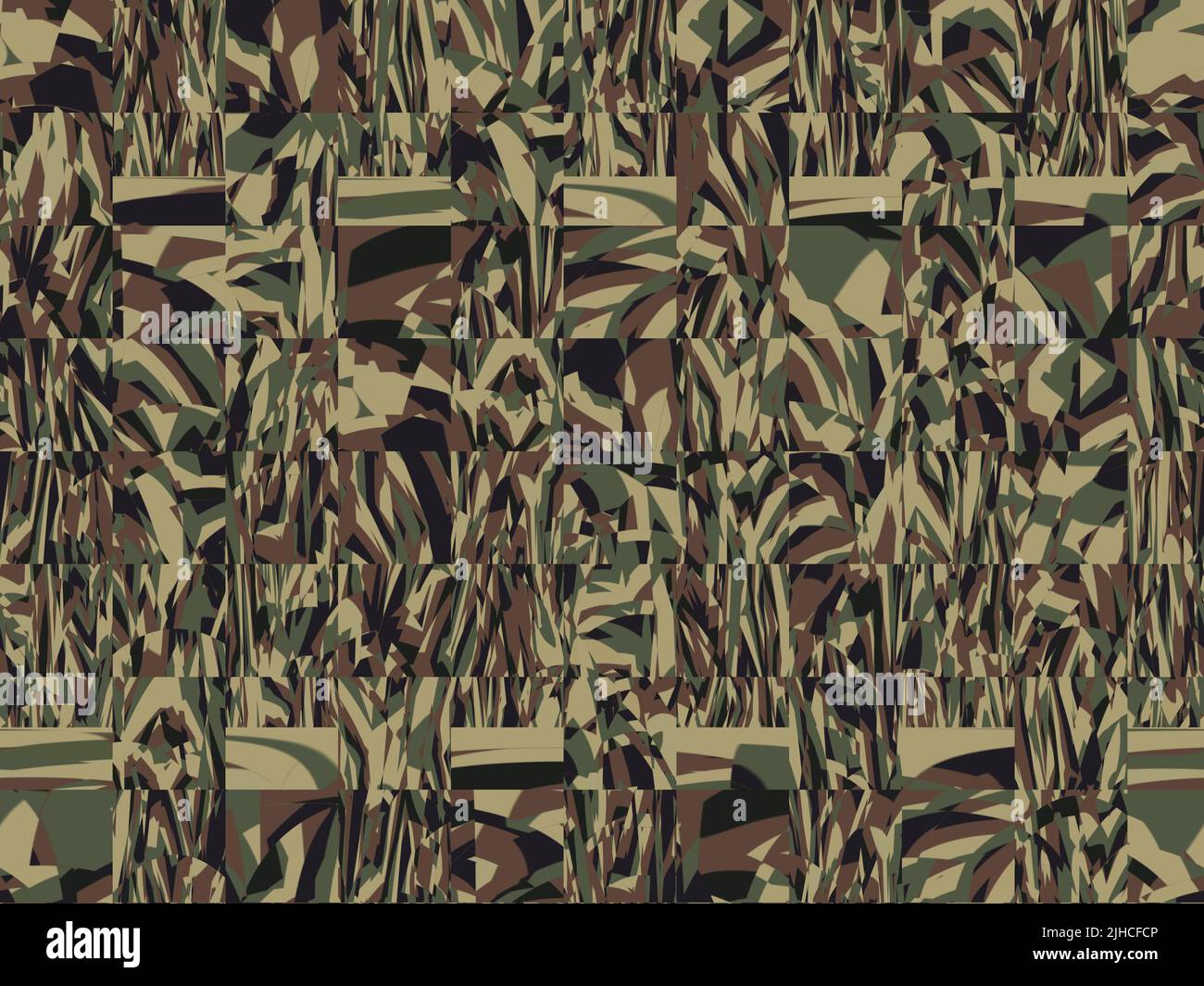 Abstract and contemporary digital art camouflage pattern Stock Photo ...