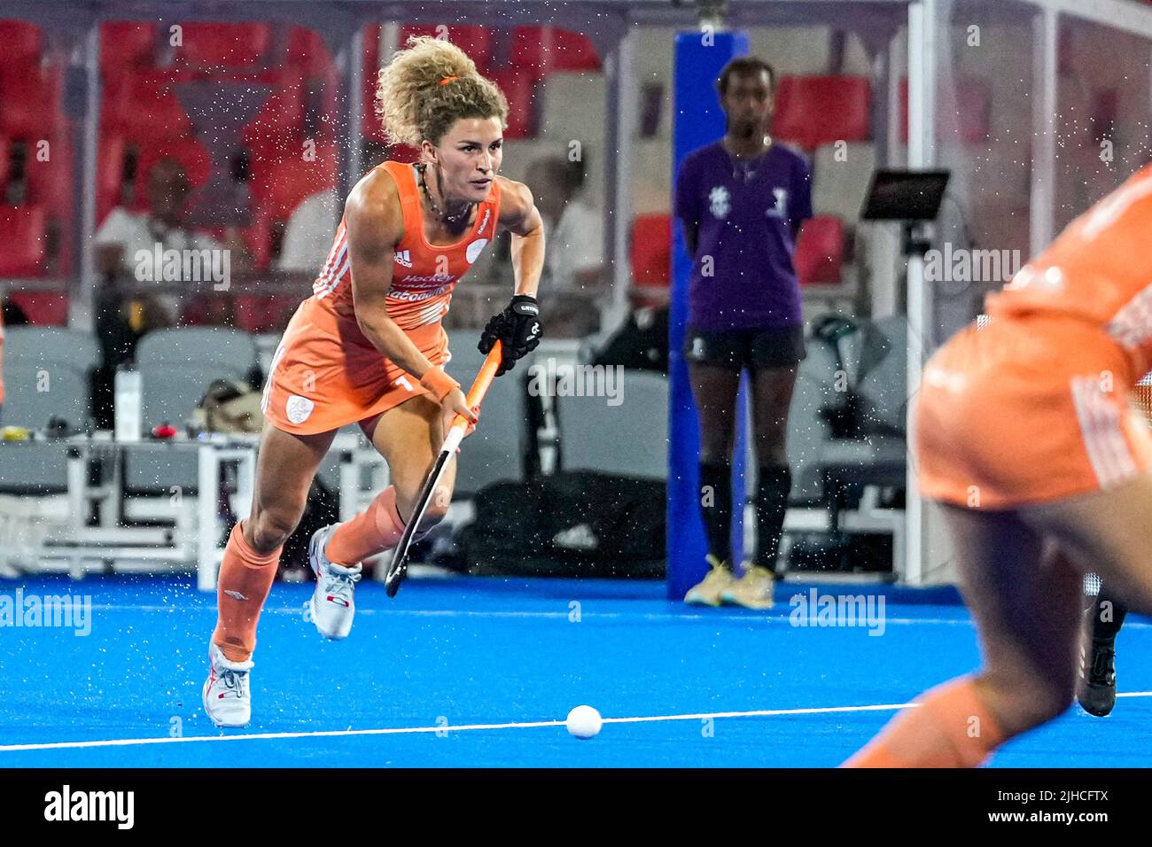 TERRASSA, SPAIN - JULY 17: Maria Verschoor of Netherlands during the ...