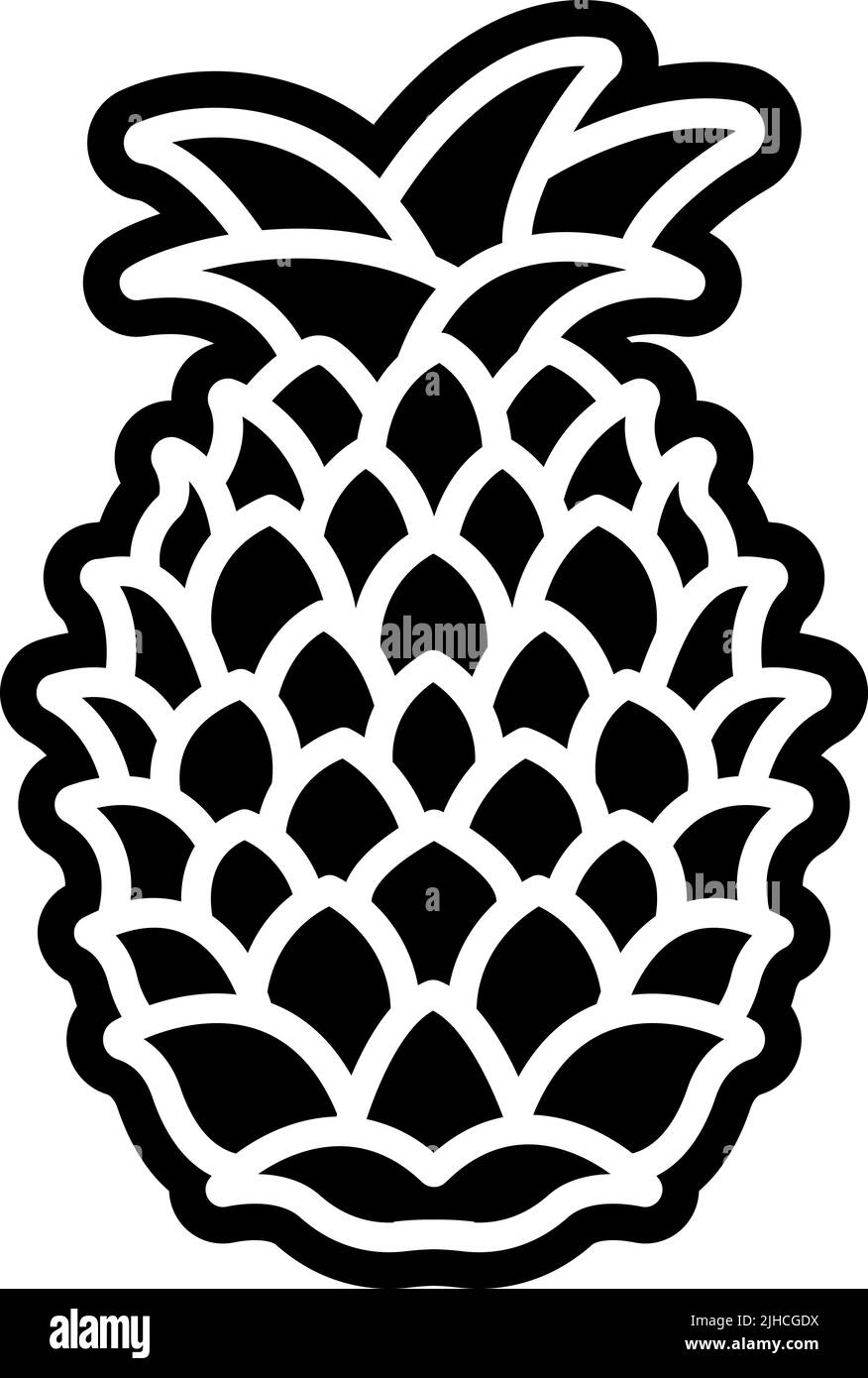 Pineapple leaf fabric Cut Out Stock Images & Pictures - Alamy