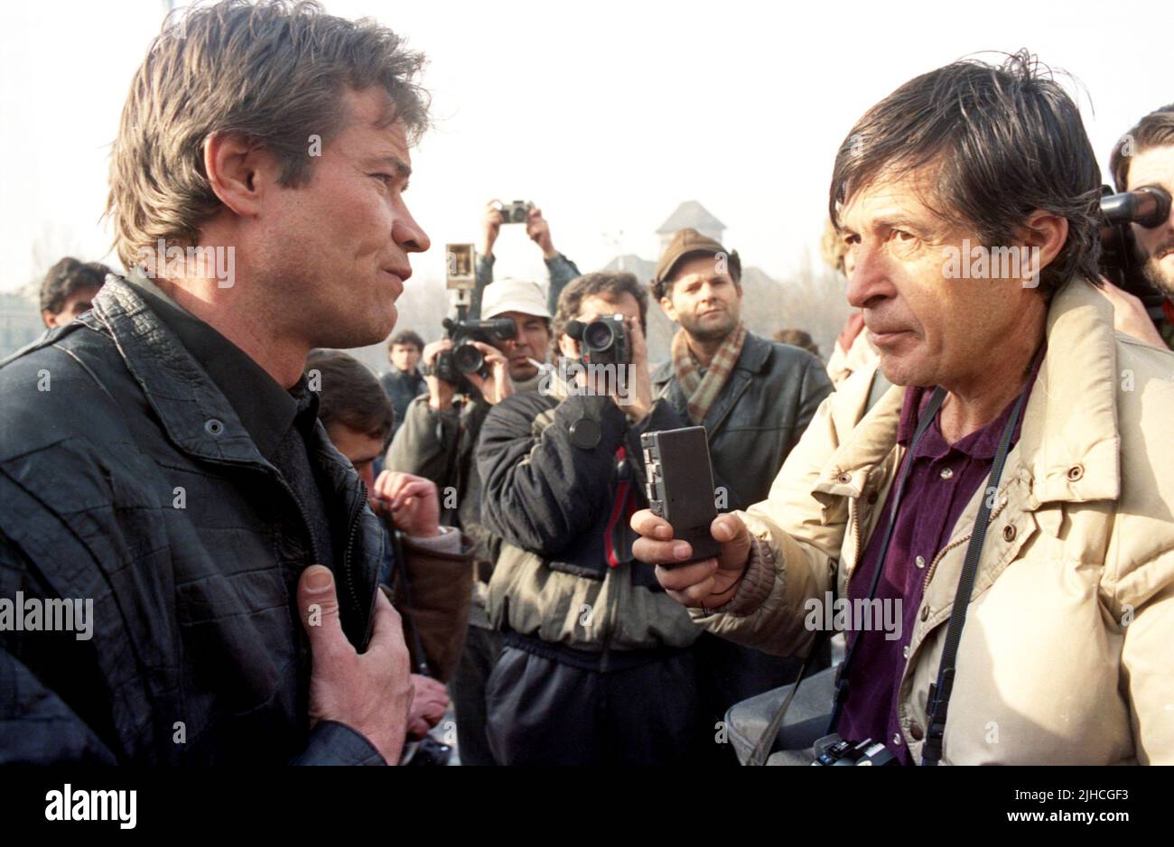 Romanian politician Dan Iosif (left), 1990 Stock Photo - Alamy