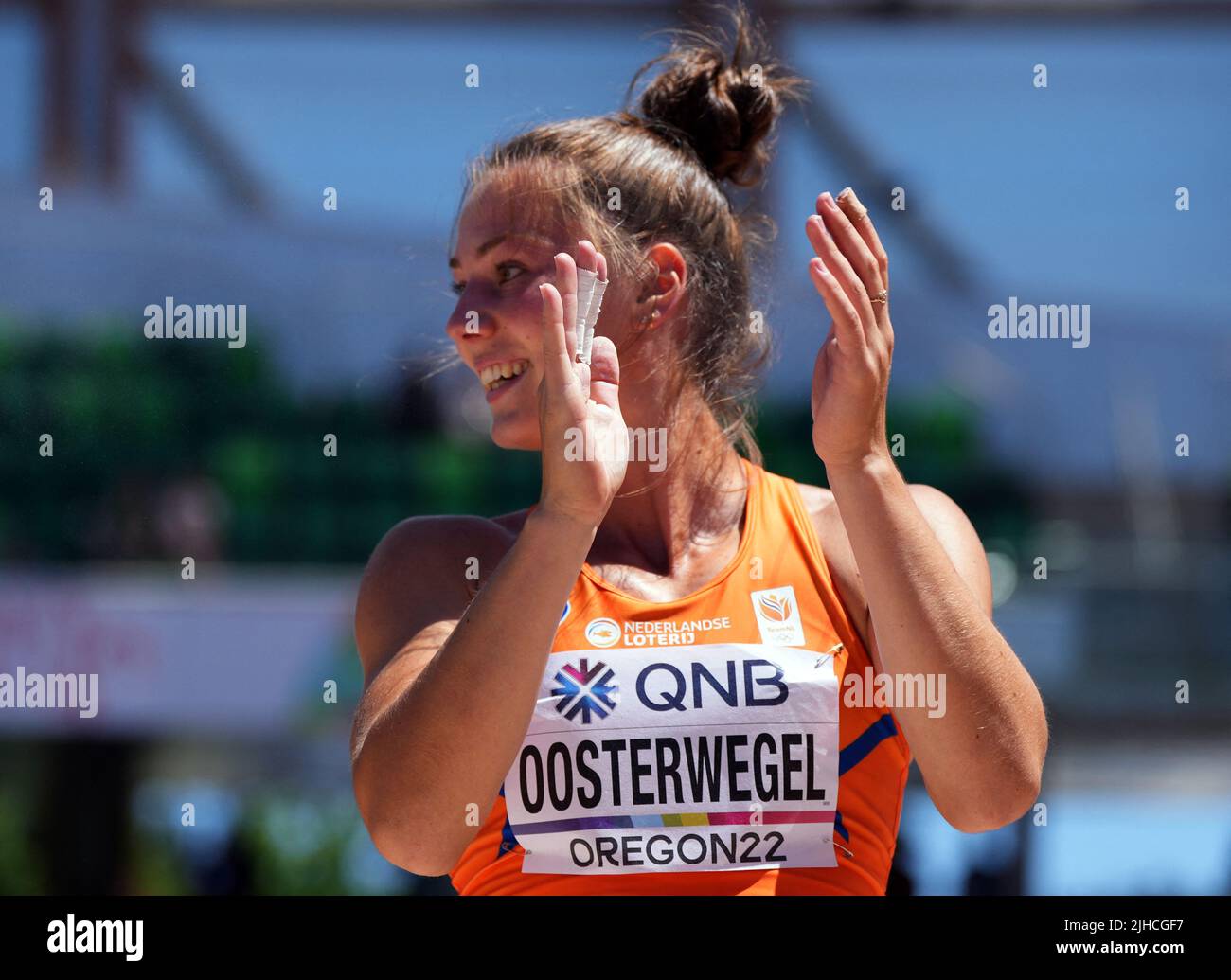 Emma oosterwegel of the netherlands reacts hi-res stock photography and ...