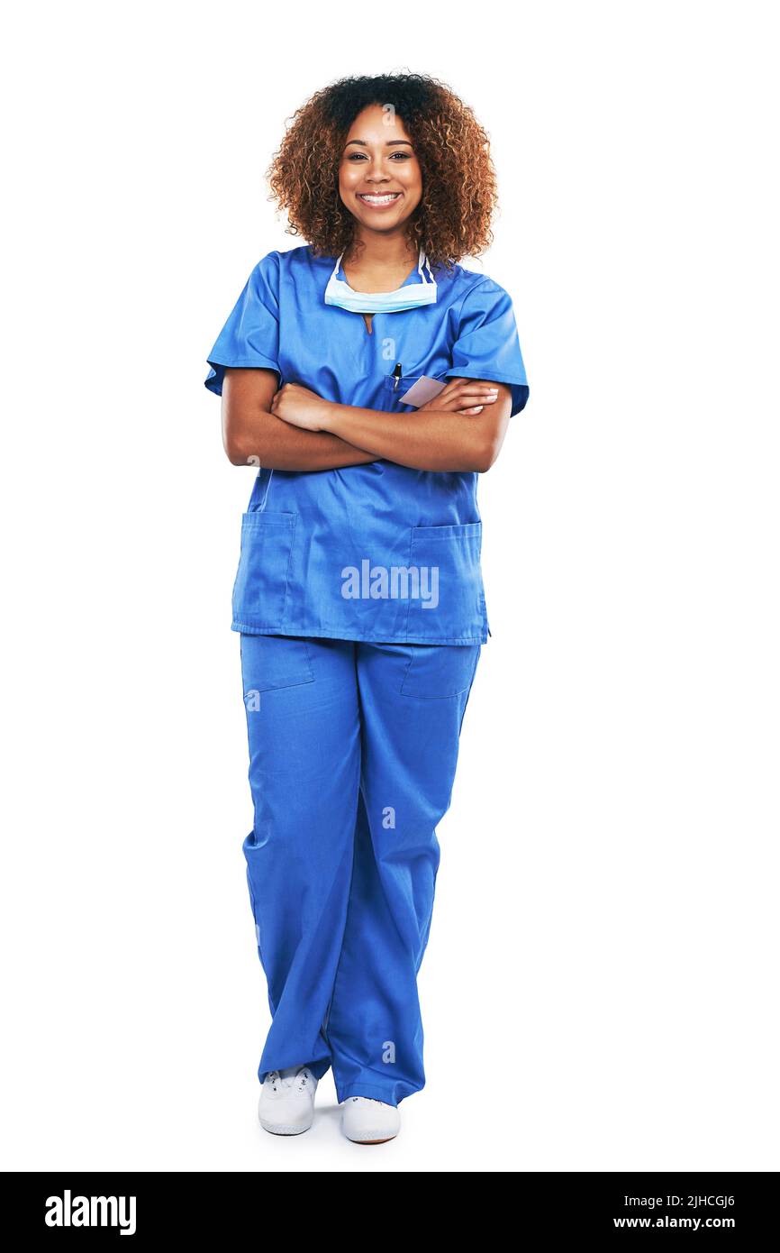 My promise is a quality healthcare service to you. Studio portrait of ...