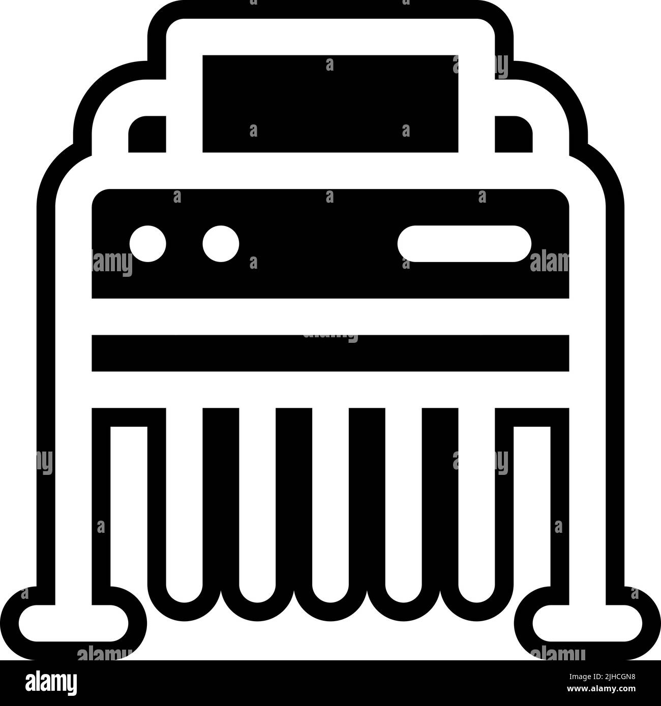 Workplace paper shredder Stock Vector Image & Art - Alamy