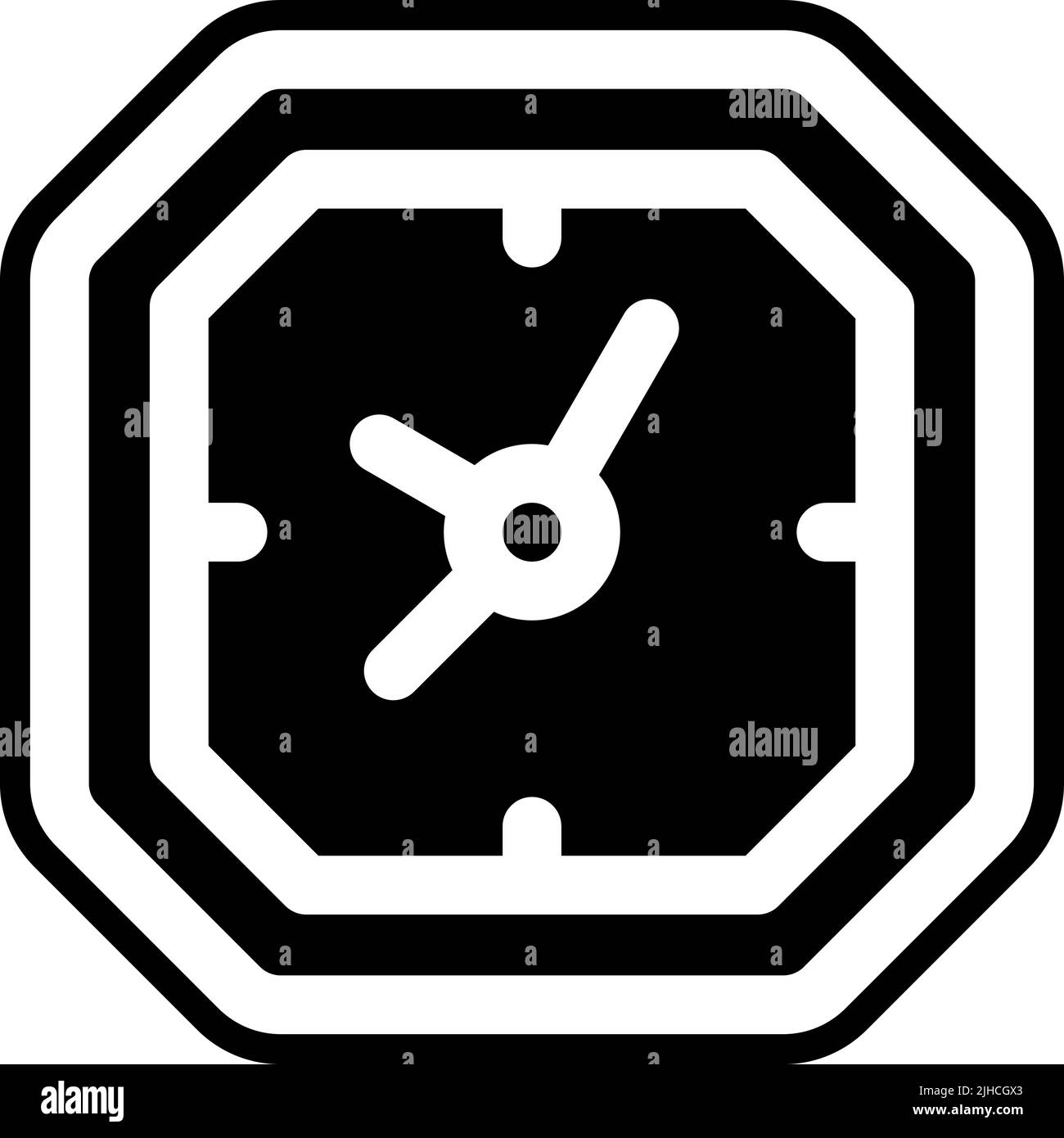 Workplace clock Stock Vector Image & Art - Alamy