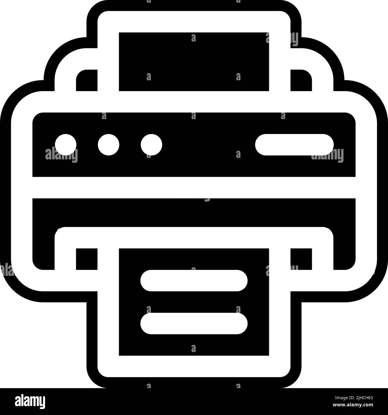 Workplace printer Stock Vector Images - Alamy