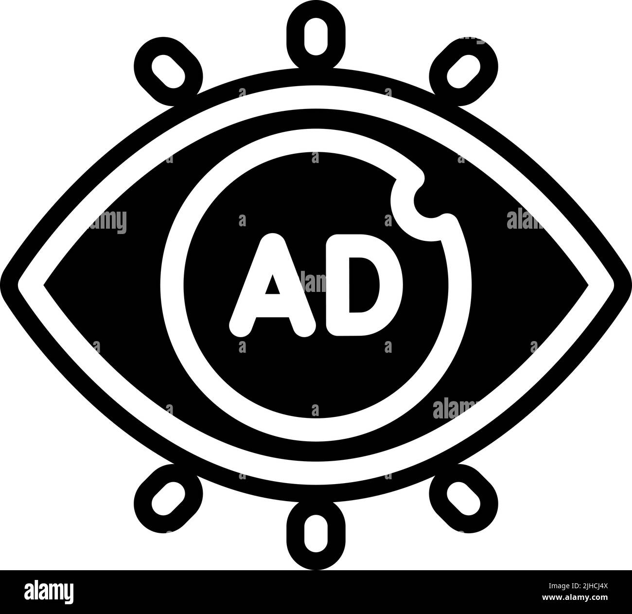 Advertisement eye Stock Vector Image & Art - Alamy