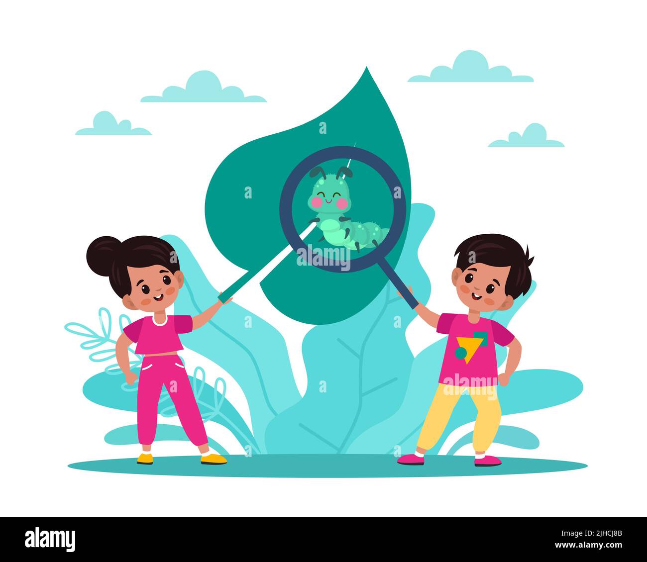 Practical biology lesson Stock Vector Images - Alamy