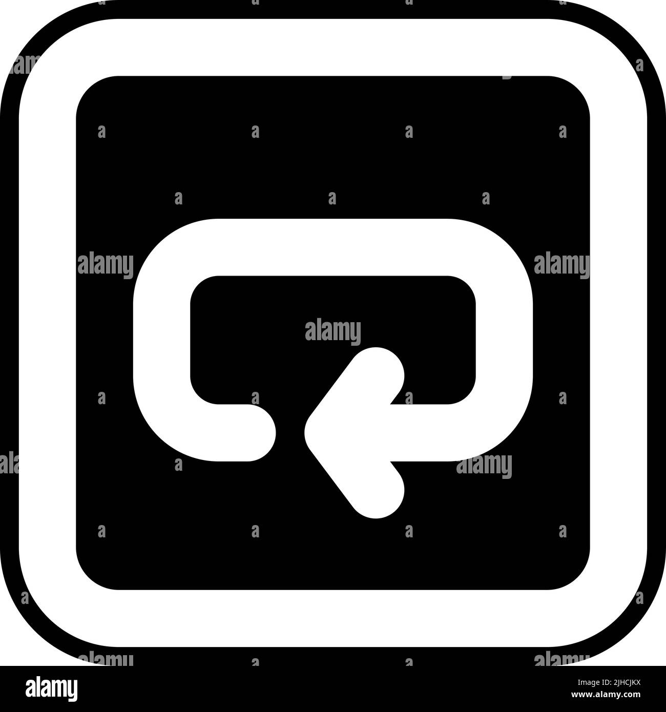 Arrow replay Black and White Stock Photos & Images - Alamy