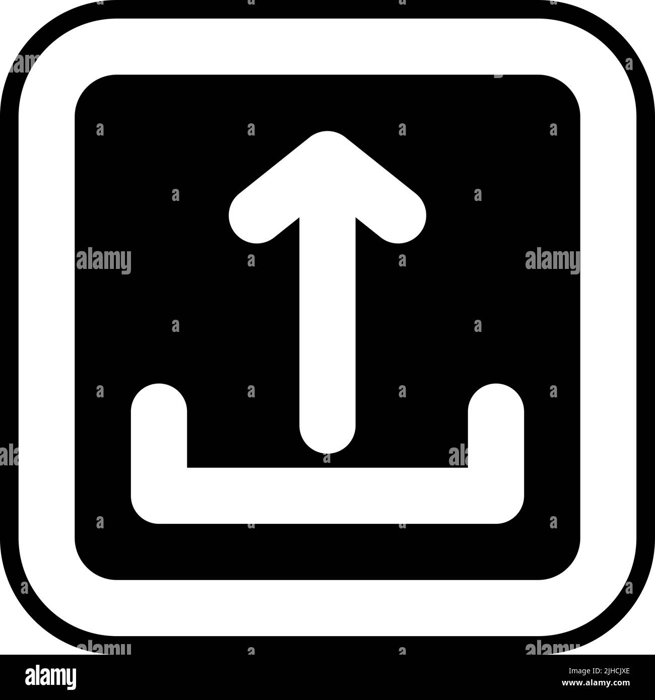 Arrow upload Stock Vector Image & Art - Alamy