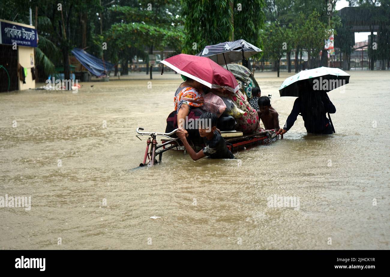 Sylhet floods hi-res stock photography and images - Alamy
